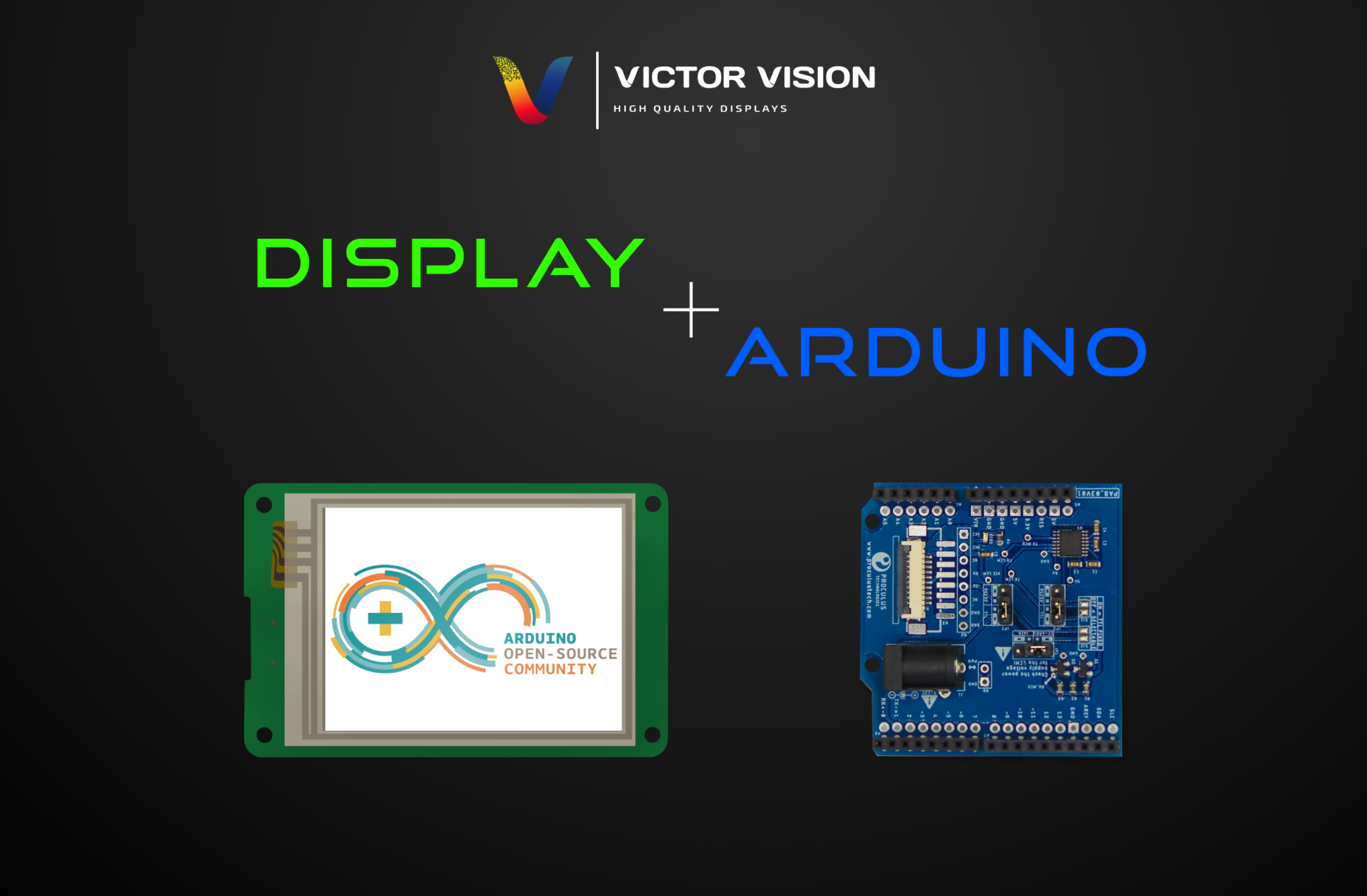 Displays Proculus com Arduino!